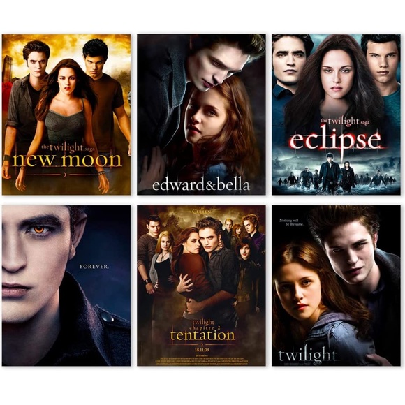 Wall Decor | Twilight 8x1 Set Of 6 Canvas Aesthetic Posters | Poshmark
